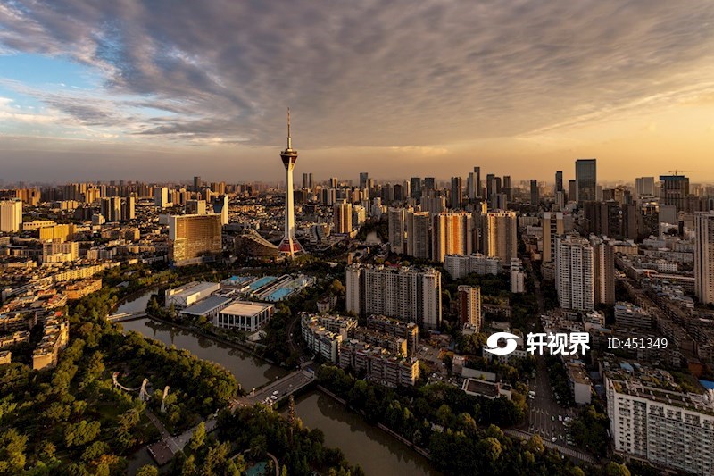 夕照的339电视塔 图片 | 轩视界